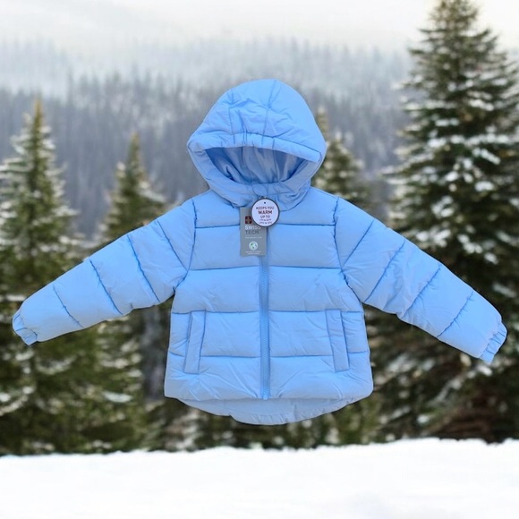 Swiss Tech | Jackets & Coats | Swisstech Love You Blue Hooded Puffer ...